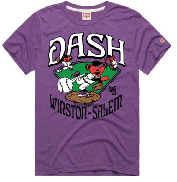 Winston-Salem Dash x Grateful Dead Purple Tee - Homage – Winston-Salem ...